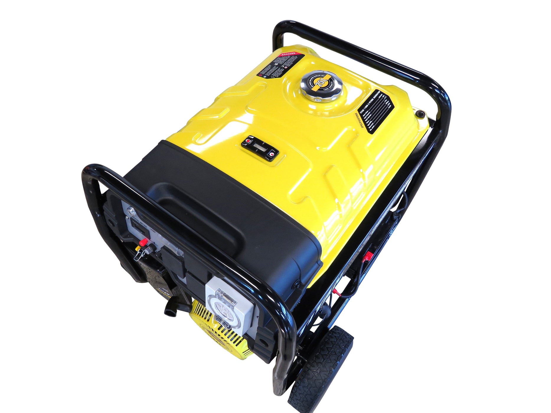 Titan 11000E-3 10kW Petrol Generator Electric Start and Wheel Kit 400v