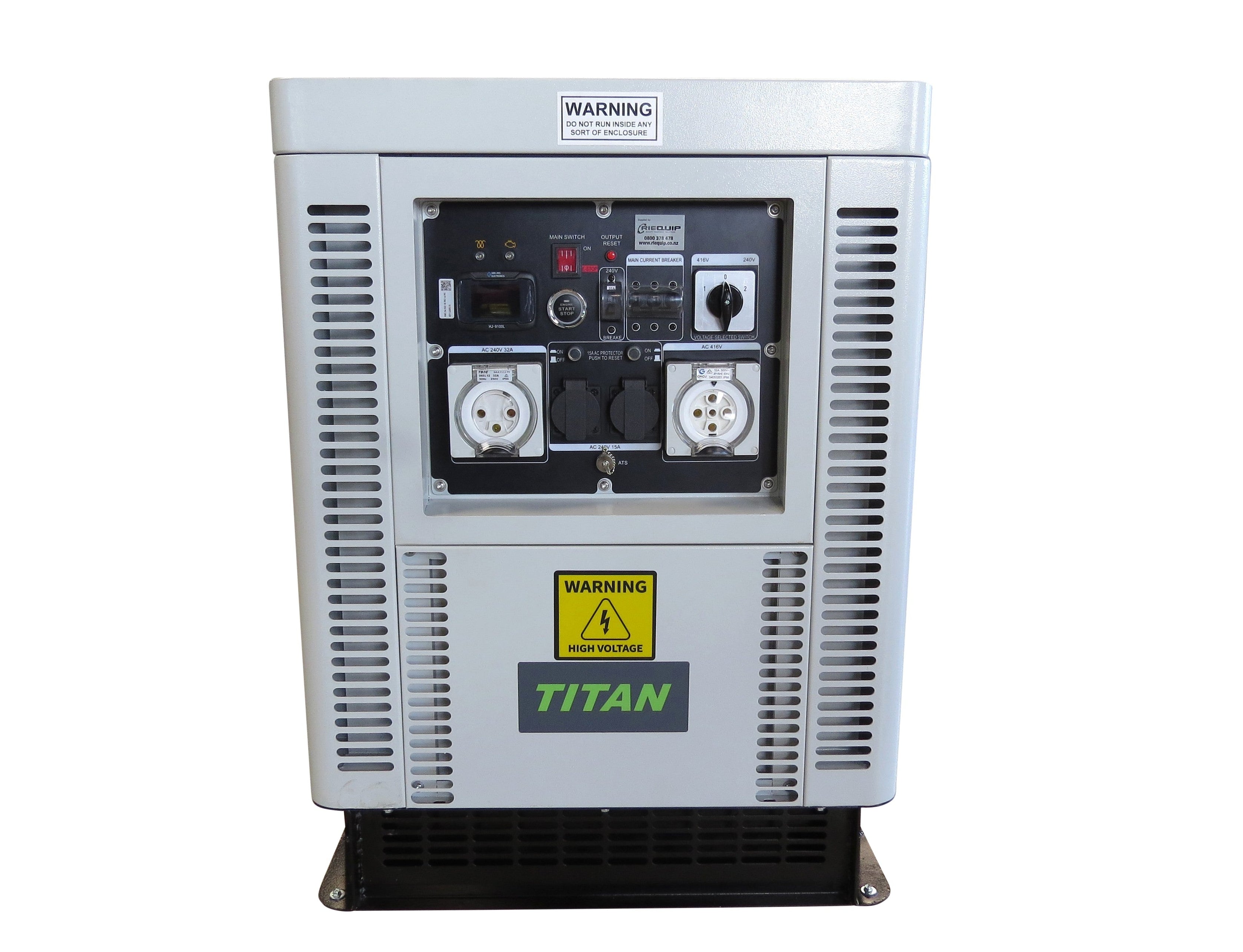 Titan Envirogen 15000iD Diesel Inverter Generator